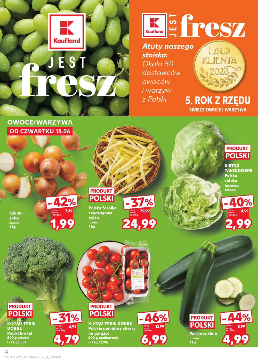 Kaufland gazetka Wrocław Huby, polský, od 18. 6. | Kupi.cz